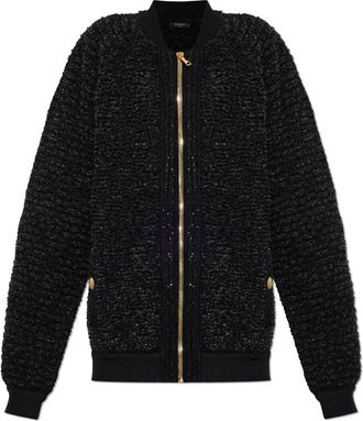 Balmain Femme, Vestes, Noir, Taille: 36 FR Gilet en tweed