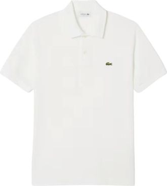 Lacoste Homme, Tops, Blanc, Taille: L Polo L.12.12 Coupe Classique