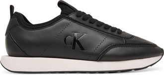 Calvin Klein Sneakers Calvin Klein Retro Runner Sock Panl Lth Neo HW0HW03118 Schwarz