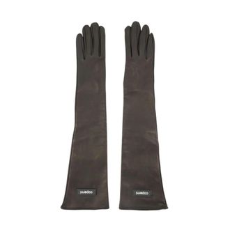 Coperni Lange Patch-Handschuhe - - Accessories - Damen - Schwarzk - ONE SIZE
