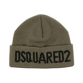 Dsquared2 Gr&uuml;ner Wollhut Accessoires - - Accessories - Herren - Gr&uuml;n - ONE SIZE