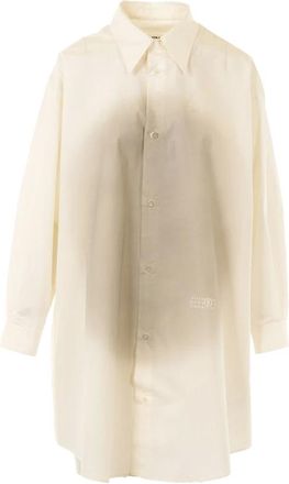 Maison Margiela Femme, Robes, Blanc, Taille: 40 FR Robe chemise