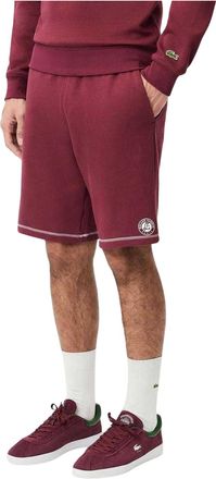 Lacoste Roland Garros Edition Shorts f&uuml;r Herren, Tennis (Rot)
