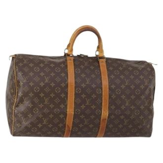 Louis Vuitton Sac Week-end Vintage en Toile Pre-owned - Femme - Pre-owned - Brun - Taille: ONE Size