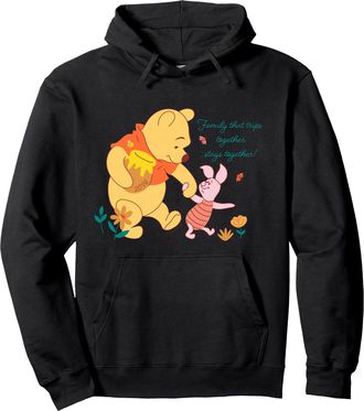 Disney Winnie the Pooh & Piglet Family Trip Vacation 2026 Pullover Hoodie
