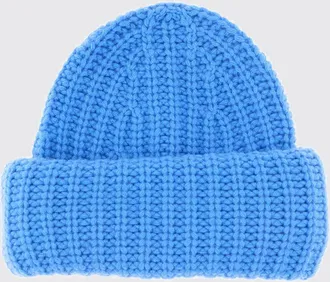 Lisa Yang Bonnet beanie 100% cachemire c&ocirc;tel&eacute; avec revers