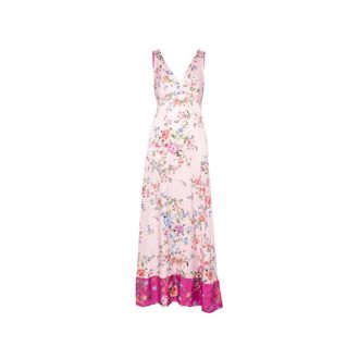 Liu Jo Femme, Robes, Rose, Taille: 36 FR Longue Robe Maxi Florale