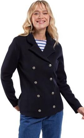 Armor Lux Veste croisée Nevez - Maille Haute densité Rich Navy M