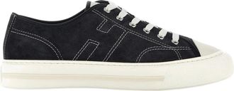 Hogan Homme, Chaussures, Bleu, Taille: 40 1/2 EU H691 Baskets H Stitch &agrave; lacets
