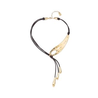 Uno De 50 UNO de 50 Halskette mit gro&szlig;em Blatt, Einheitsgr&ouml;&szlig;e, Metall, Nicht zutreffend