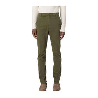 Dondup Stretch Gabardine Gaubert Hose - - Trousers - Herren - Gr&uuml;n - W30