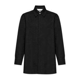 Jil Sander Homme, Vestes, Noir, Taille: M Veste en laine