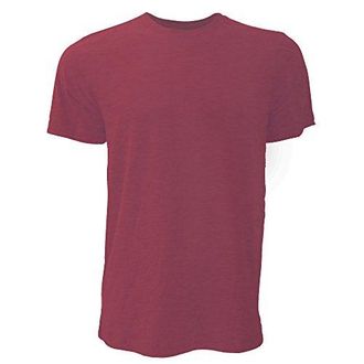 Bella + Canvas Canvas - T-shirt - Homme (L) (Rouge cardinal chiné)
