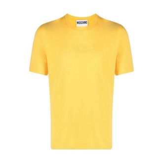 Moschino Stylisches T-Shirt - - Tops - Herren - Gelb - L