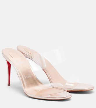Christian Louboutin Mules Just Nothing &agrave; finitions en cuir