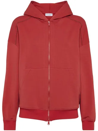 Brunello Cucinelli Hoodie aus Frottee