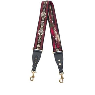 Dior Pre-owned Nietenbesetzter Canvas Schultergurt - - Pre-owned - Damen - Rot - ONE SIZE