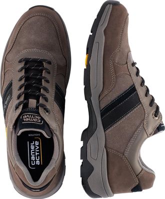 Camel Active Herren Evolution Sneaker aus echtem Leder Grau menswear-41