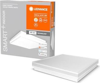Ledvance ORBIS MAGNET SMART+ Wi-Fi 45x45cm, dimmbare LED Deckenleuchte f&uuml;r den Innenbereich, 42W, Farbtemperatur 3000-6500K, 4200 Lumen, Design-Lampe mit innov