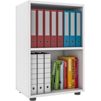 ebuy24 Ebuy24 - Holz B&uuml;ro Regal Aktenregal Ulas 2f