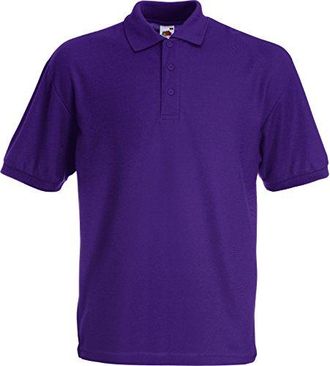 Fruit Of The Loom Polo 65/35 Fruit of the Loom M, L, XL, XXL, 3XL, 4XL, 5XL, également des ensembles de couleurs, Violet, L