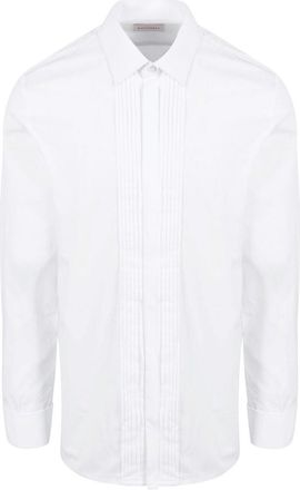 Suitable Chemise de smoking pliss&eacute;e Blanc