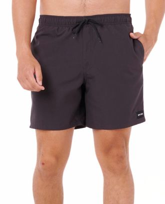 Rip Curl Herren Volley, 43,2 cm, Elastische Taille, Schnell Trocknender Stretch-Stoff und Taschen Boardshorts, Schwarz, M