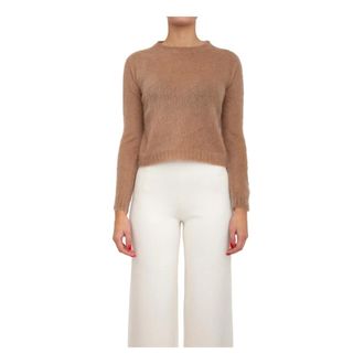 Max Mara Damen, Strickwaren, Braun, LGr&ouml;&szlig;e