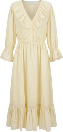Emma & Gaia Damen, Kleider, Beige, XLGr&ouml;&szlig;e