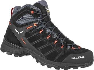 Salewa Alp Mate Mid Bottes de Randonnée Hommes, Noir, 42.5