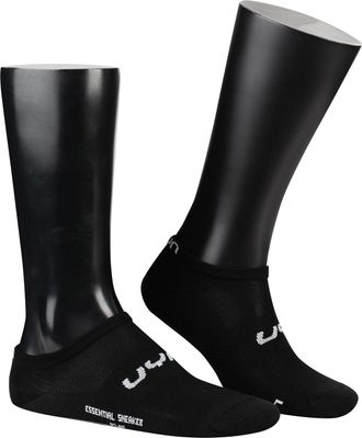 UYN Herren Sneakersocken schwarz Mikrofaser/Funktion unifarben