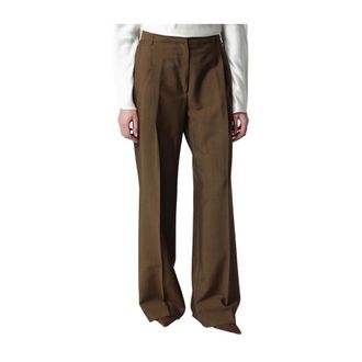 R&oacute;he Femme, Pantalons, Brun, Taille: 36 FR Pantalon Tailleur Taille Moyenne