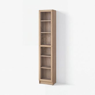 IKEA BILLY / OXBERG B&uuml;cherregal mit Glast&uuml;r