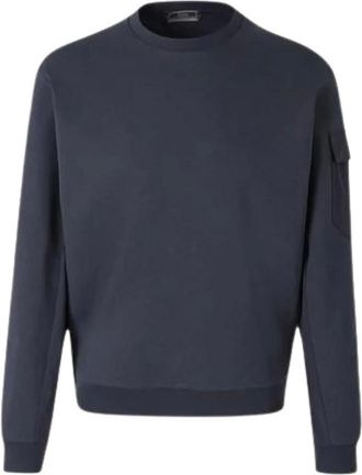 Herno Pull - Homme - Sweatshirts et sweats &agrave; capuche - Bleu - Taille: L