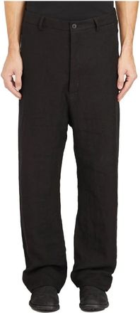 Po&eacute;me Boh&eacute;mien Poeme Bohemien, Homme, Pantalons, Noir, Taille: S Pantalone Large Fit Cavallo Basso