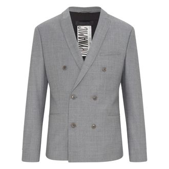Drykorn Stretch Woll-Mix Grey Blazer - - Jackets - Herren - Grau - 2XL