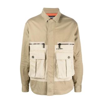 Dsquared2 Flap Pocket Padded Coach Jacket - - Jackets - Herren - Beige - L