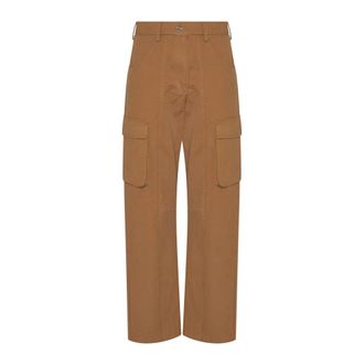 Silvian Heach Weite Hosen mit aufgesetzten Taschen - - Trousers - Damen - Beige - M