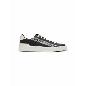 Balmain B-Court bedrucknte Kalbsleder-Sneaker - - Shoes - Herren - Schwarzk - 46 EU