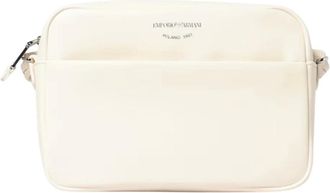 Emporio Armani Femme, Sacs, Beige, Taille: ONE Size &Eacute;tui pour appareil photo en cuir avec bandouli&egrave;re