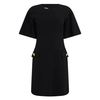 Moschino Elegantes kurzes Kleid - - Dresses - Damen - Schwarzk - S