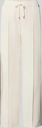 Marc Cain Hose mit elastischem Bund und Galonstreifen