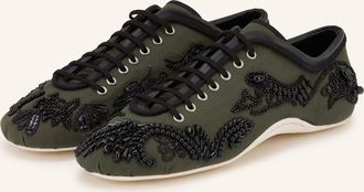 Dries Van Noten Dries Van Noten Sneaker Mit Pailletten Und Schmucksteinen schwarz