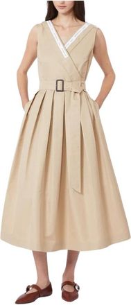 Max Mara Femme, Robes, Beige, Taille: 38 FR Robes chemises