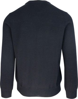 Lacoste Wool-Blend Crewneck Sweater - Black