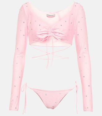 Alessandra Rich Verzierter Bikini