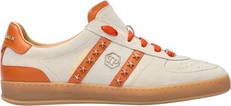 Philipp Plein unisex, Chaussures, Beige, Taille: 43 EU Baskets basses Retro Rebel