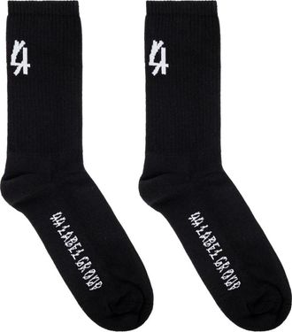 44 Label Group Socken mit Logo - - Underwear - Herren - Schwarzk - ONE SIZE