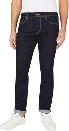 Pepe Jeans London Tapered Extensible PM207390 Jeans, Bleu (Denim-BC0), 30W / 32L Homme