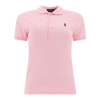 Polo Ralph Lauren Slim Fit Stretch Polo Shirt - - Tops - Damen - Rosa - L